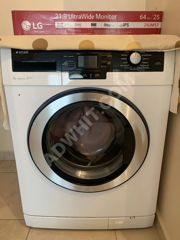 Used 7 kg washing machine (Arçelik) in excellent condition for sale ...