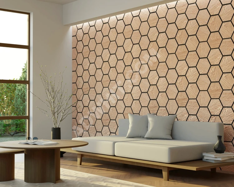 Alternative wooden wall cladding MDF wood cell - Adwhit