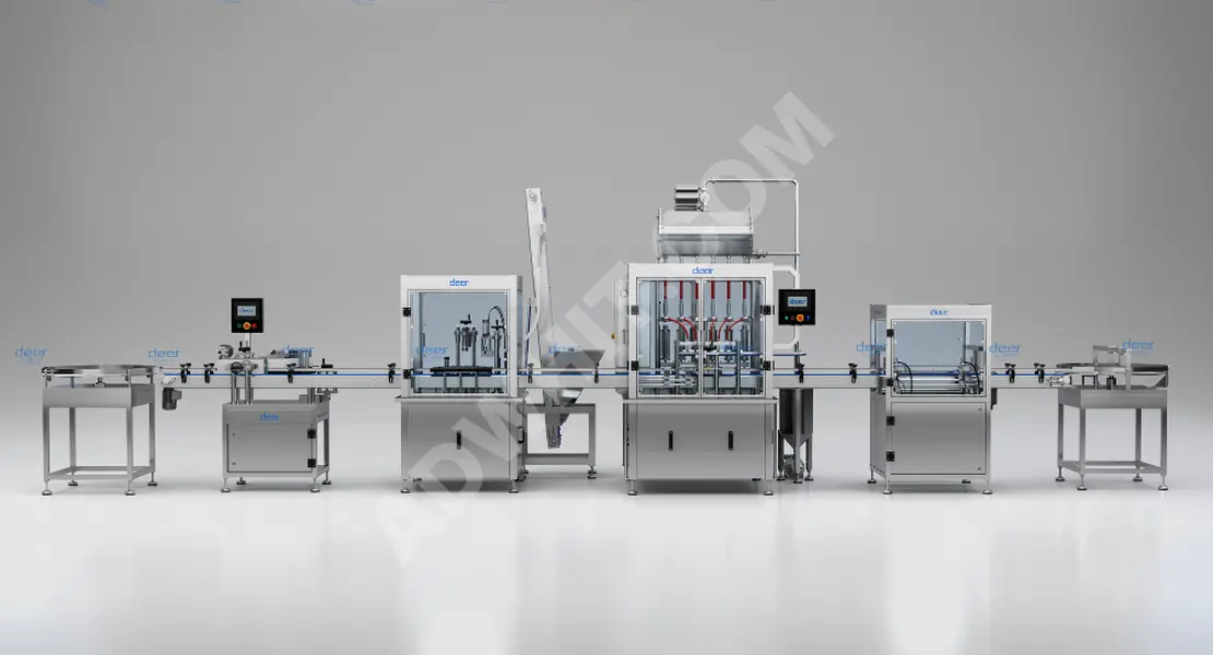 Linear Filling Line Conveyor System - Adwhit