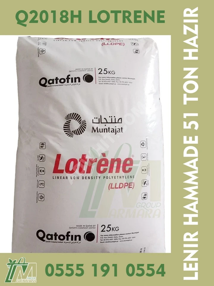 Polyethylene raw materials. Lotrene LLDPE virgin materials - Adwhit