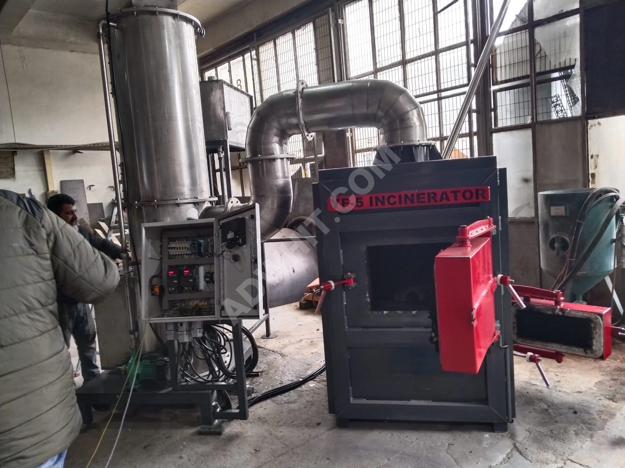 Tıbbi Atık Yakma Fırını-Medical waste incinerator - Adwhit