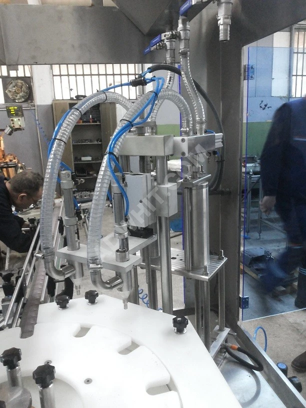 Rotary Krem dolum ve Kapak Kapatma Makinası - Adwhit